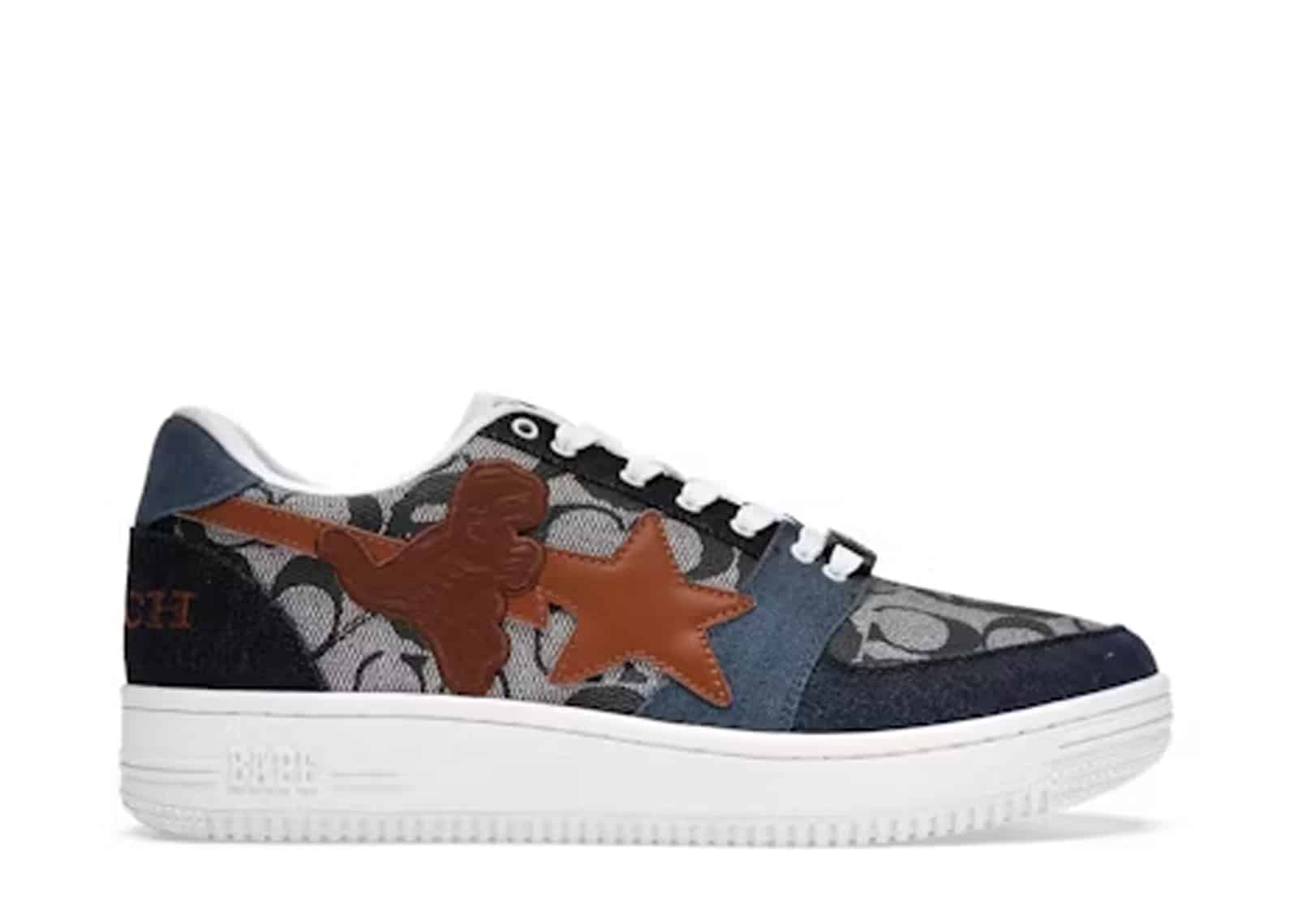 Buy A Bathing Ape Bape Sta Low Coach Blue Online in Australia | KickSTW