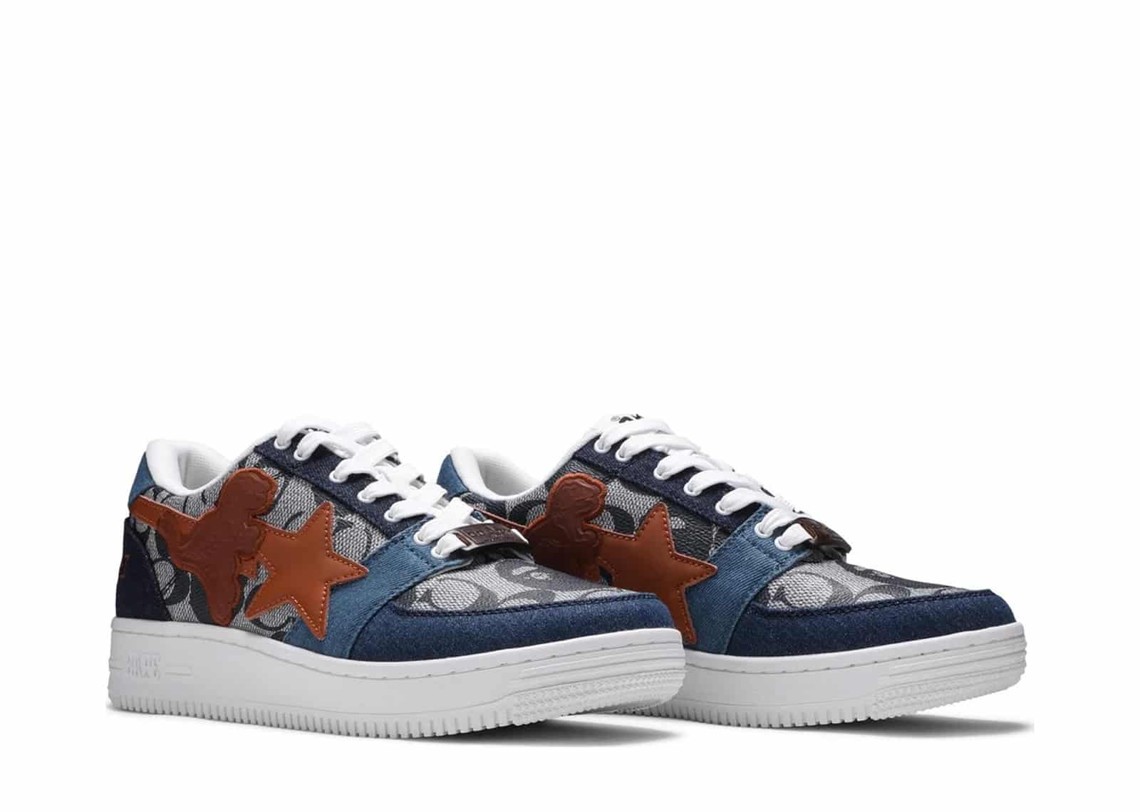 Buy A Bathing Ape Bape Sta Low Coach Blue Online in Australia | KickSTW