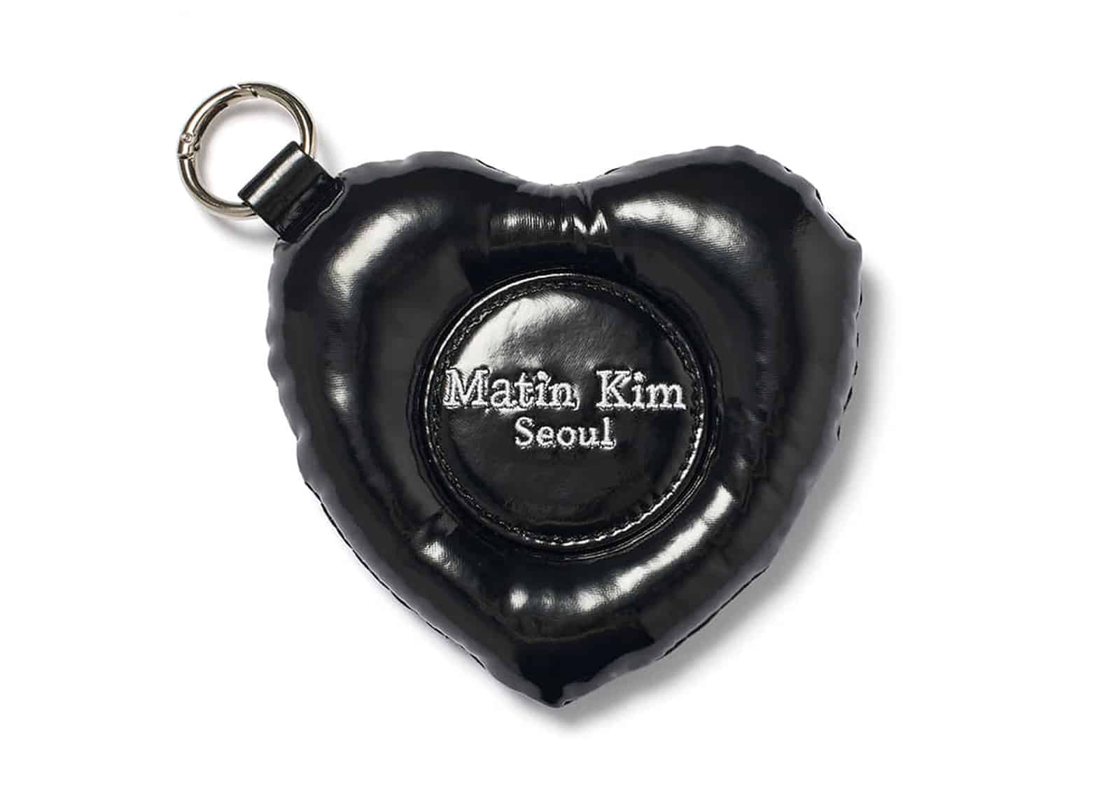 Buy Matin Kim Puffer Heart Mirror Keyring Black KE003 Online in ...