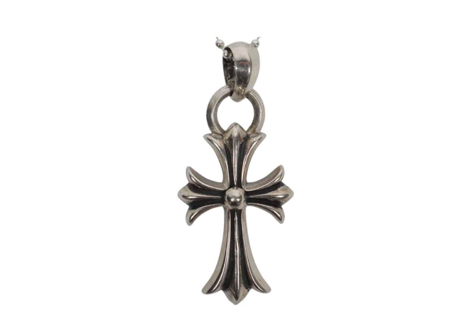 Buy Chrome Hearts Cross Pendant Silver Online in Australia | KickSTW