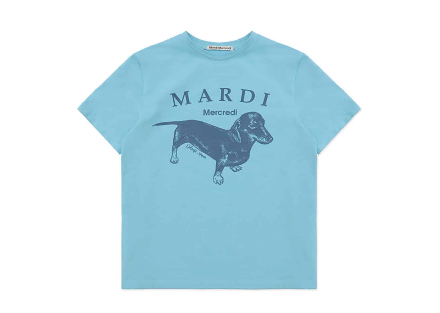 Buy Mardi Mercredi (Exclusive) Slim Tee DDANJI Vivid Blue Online in ...