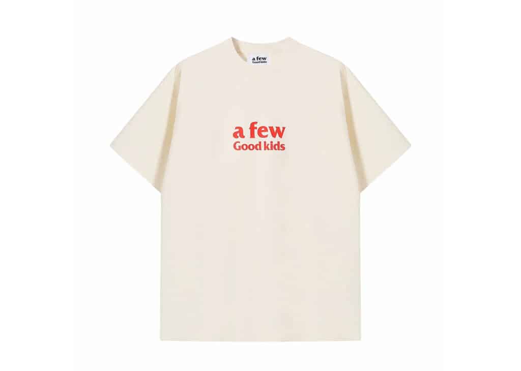 Buy A Few Good Kids 26SS Basic Logo Tee Cream Online in Australia | KickSTW